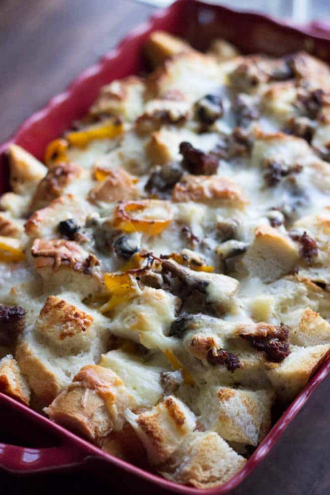 Easy Breakfast Strata Recipe - LemonsforLulu.com