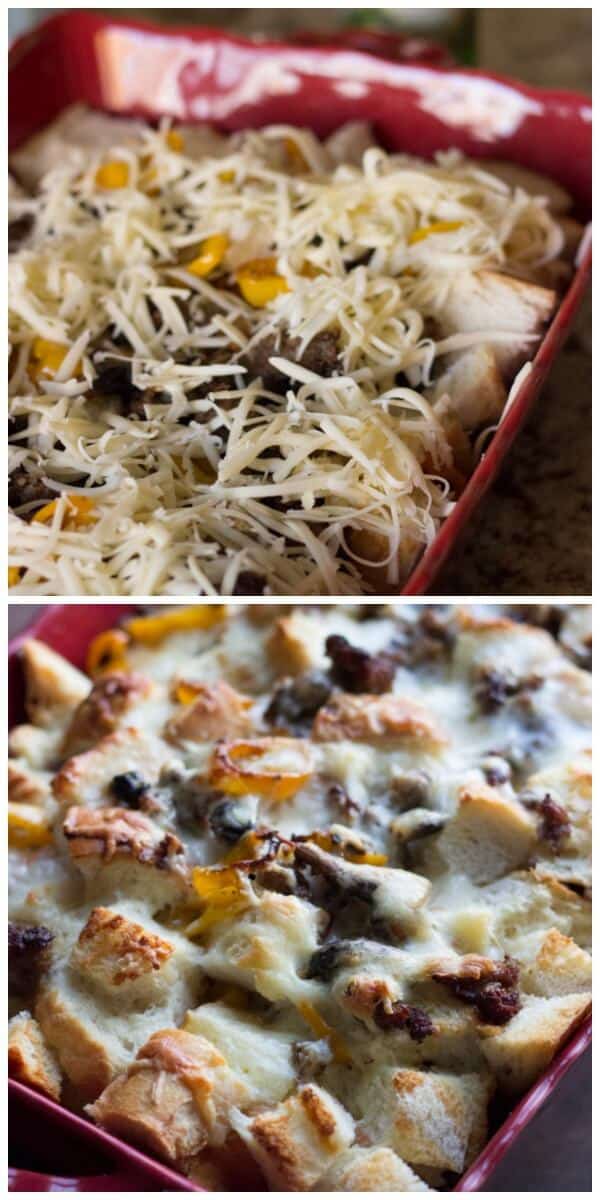 Easy Breakfast Strata Recipe | LemonsforLulu.com