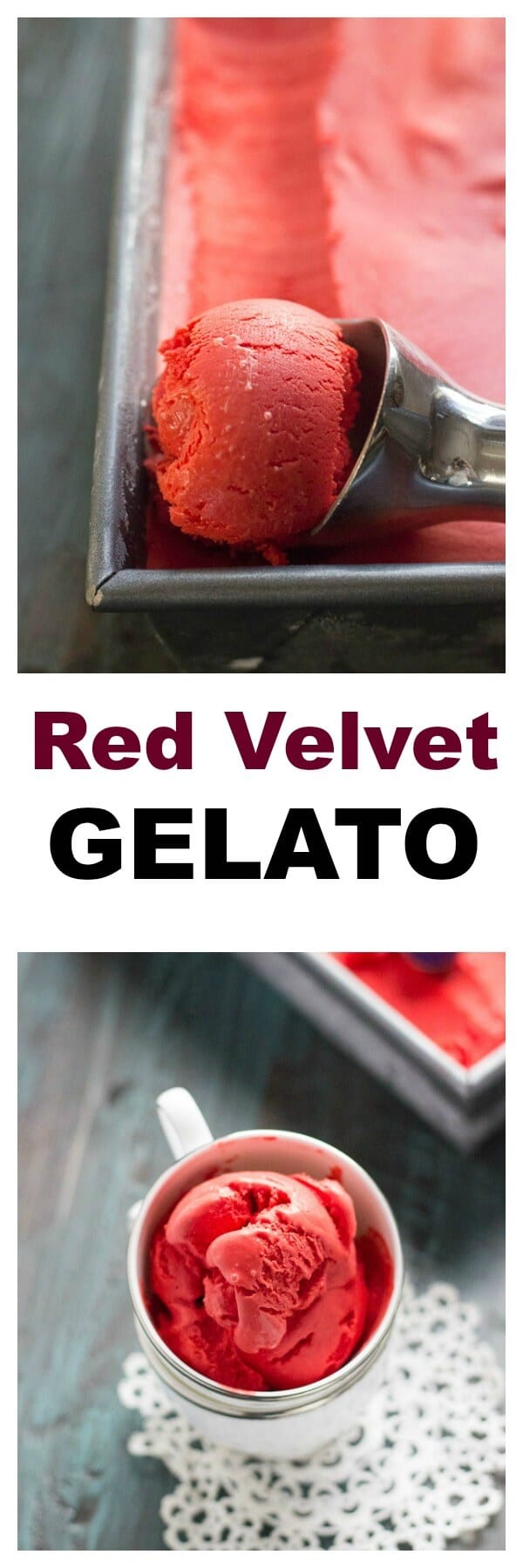 Red Velvet Cheesecake Gelato - LemonsforLulu.com