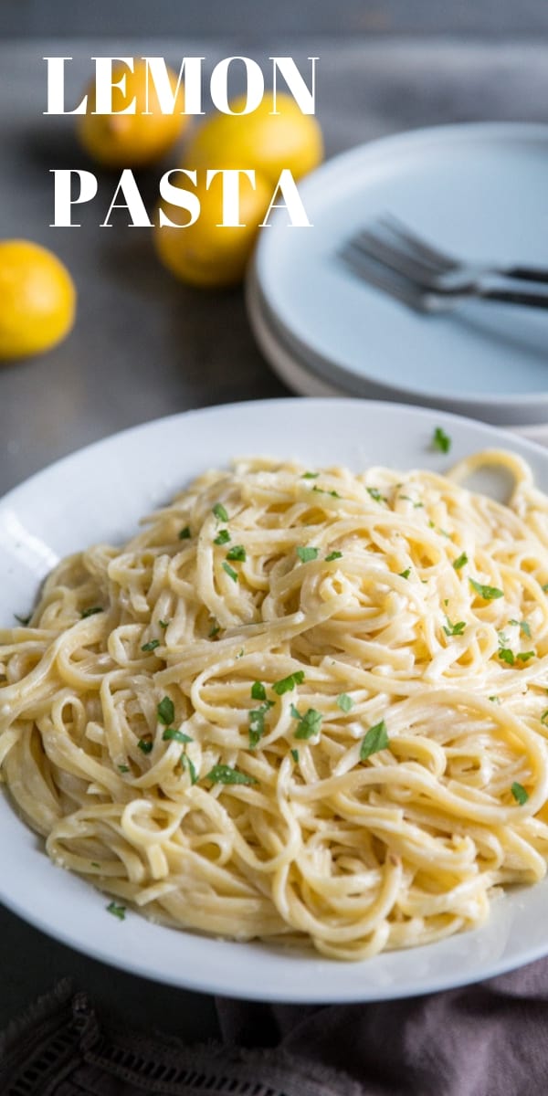 Creamy Lemon Pasta Recipe - LemonsForLulu.com