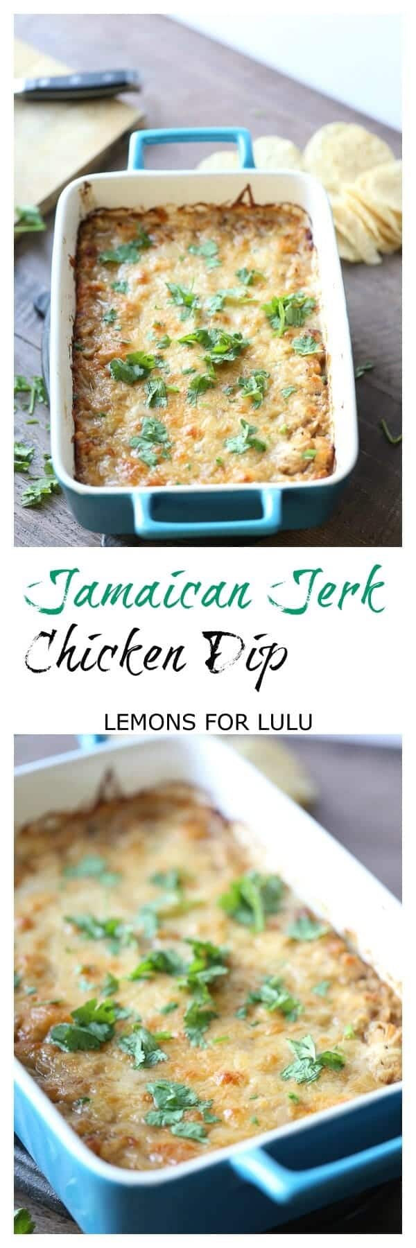 Jamaican Jerk Chicken Dip - LemonsforLulu.com