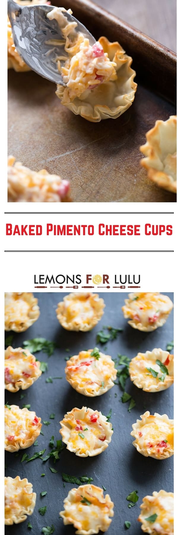 Pimento Cheese Fillo Cups - LemonsforLulu.com