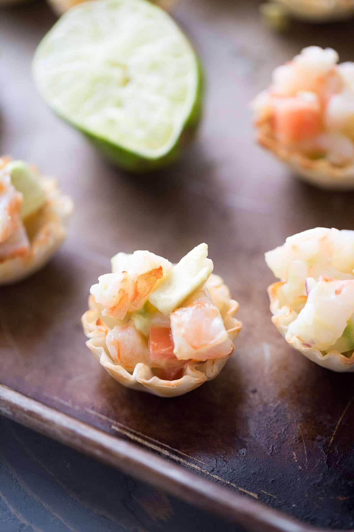 Shrimp Ceviche Bites - LemonsforLulu.com