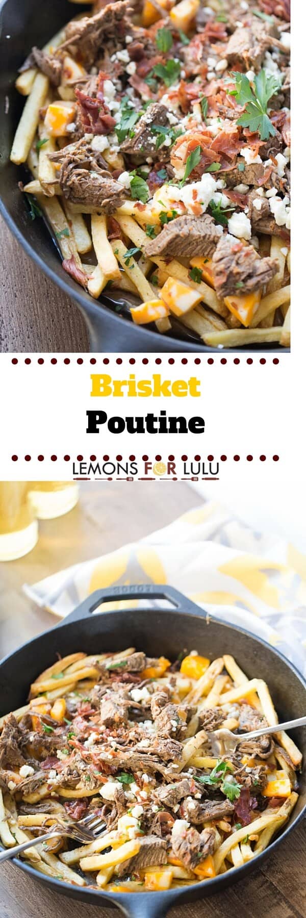 Poutine Recipe with Beef Brisket and Bacon