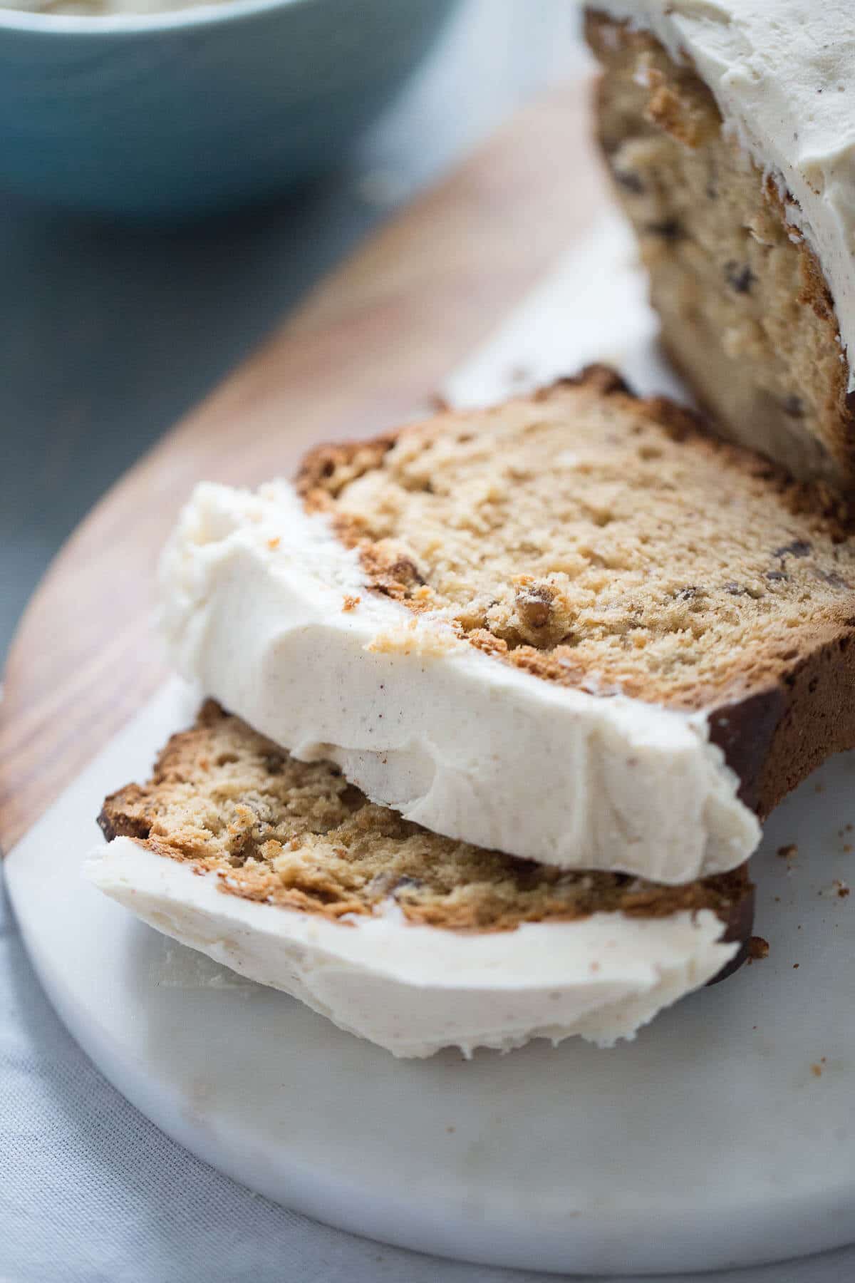 Quick Bread Recipe with Toasted Pecans and Browned Butter Frosting