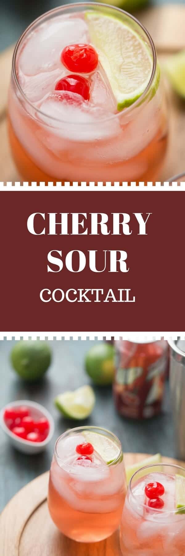 Cherry Sour Cocktail - LemonsforLulu.com