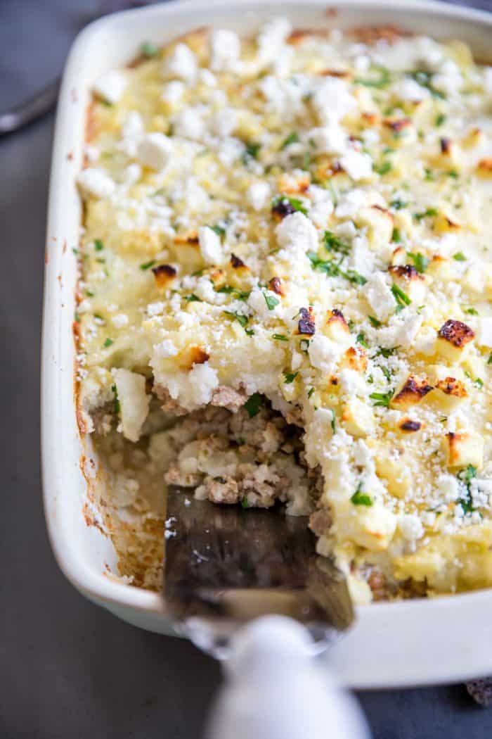 Greek Potato Moussaka Recipe | LemonsforLulu.com