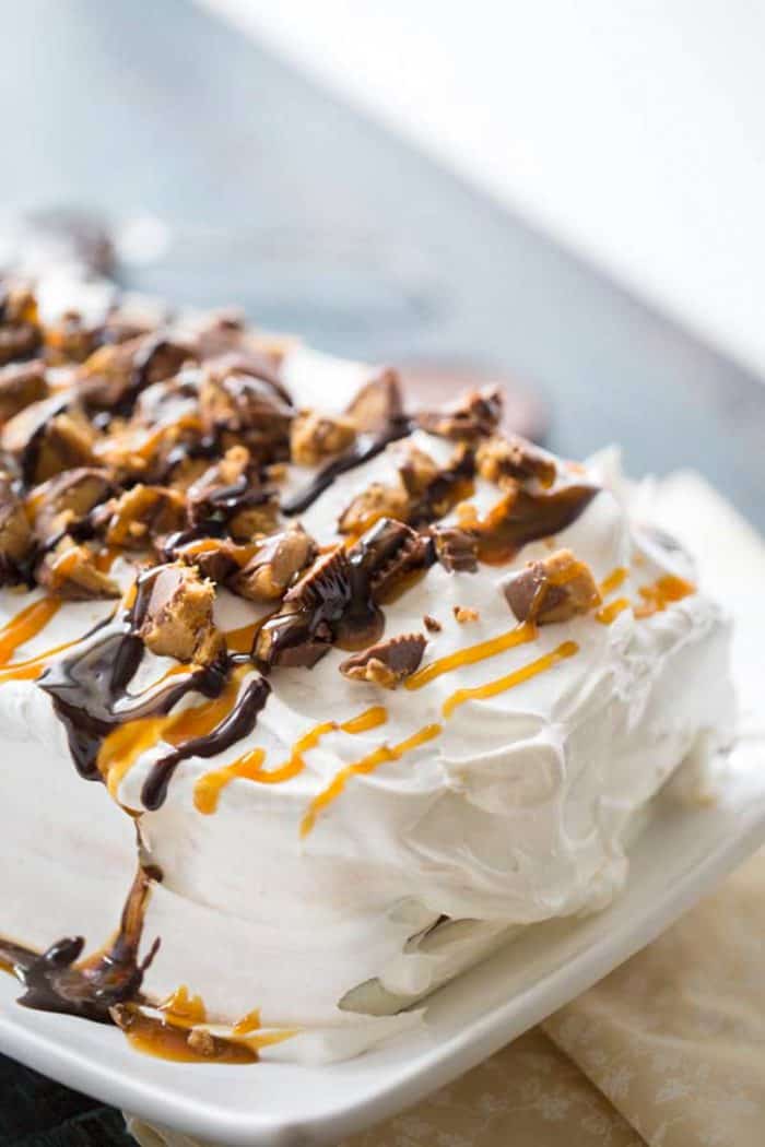 Reese's Ice Cream Cake Recipe - Lemons for Lulu