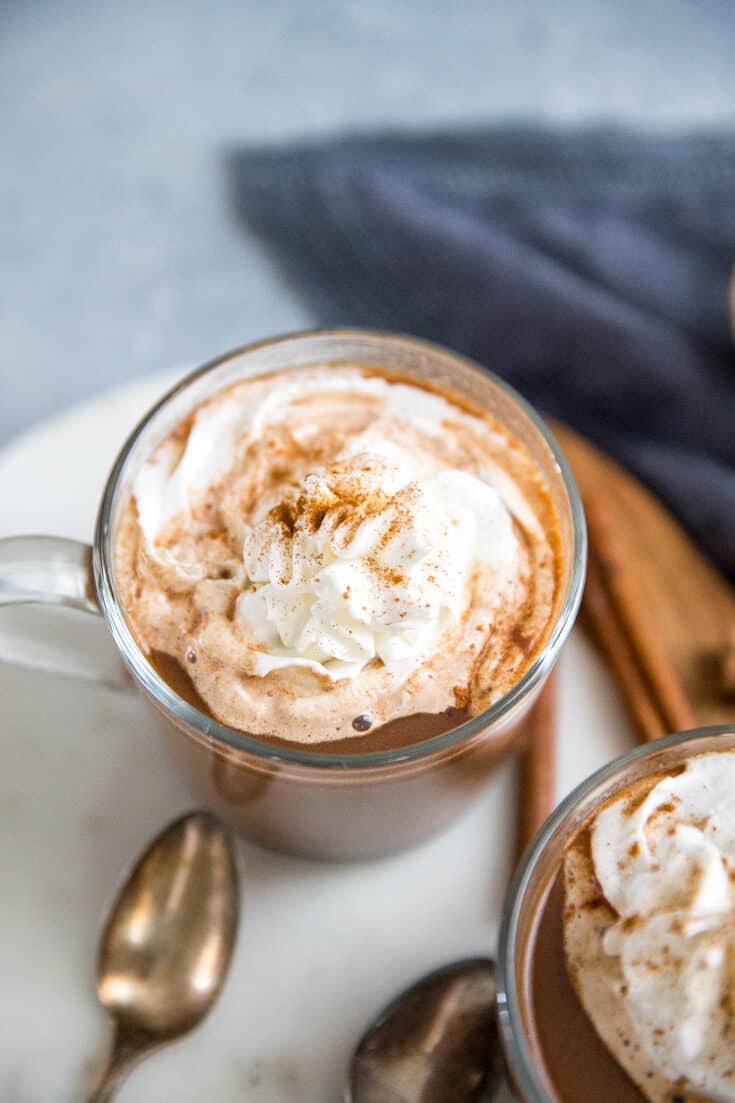 Slow Cooker Mocha Chai Tea Latte | LemonsforLulu.com